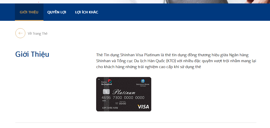 Miễn chứng minh tài chính visa Hàn Quốc khi mở thẻ Bạch Kim Platinum ...